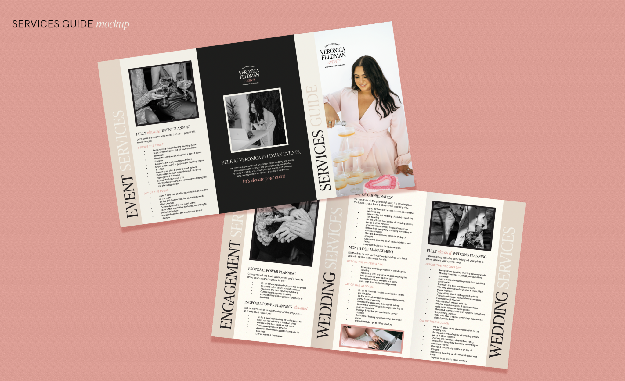 Branding for a luxe, editorial event planner - cagneydavisdesigns.com/blog